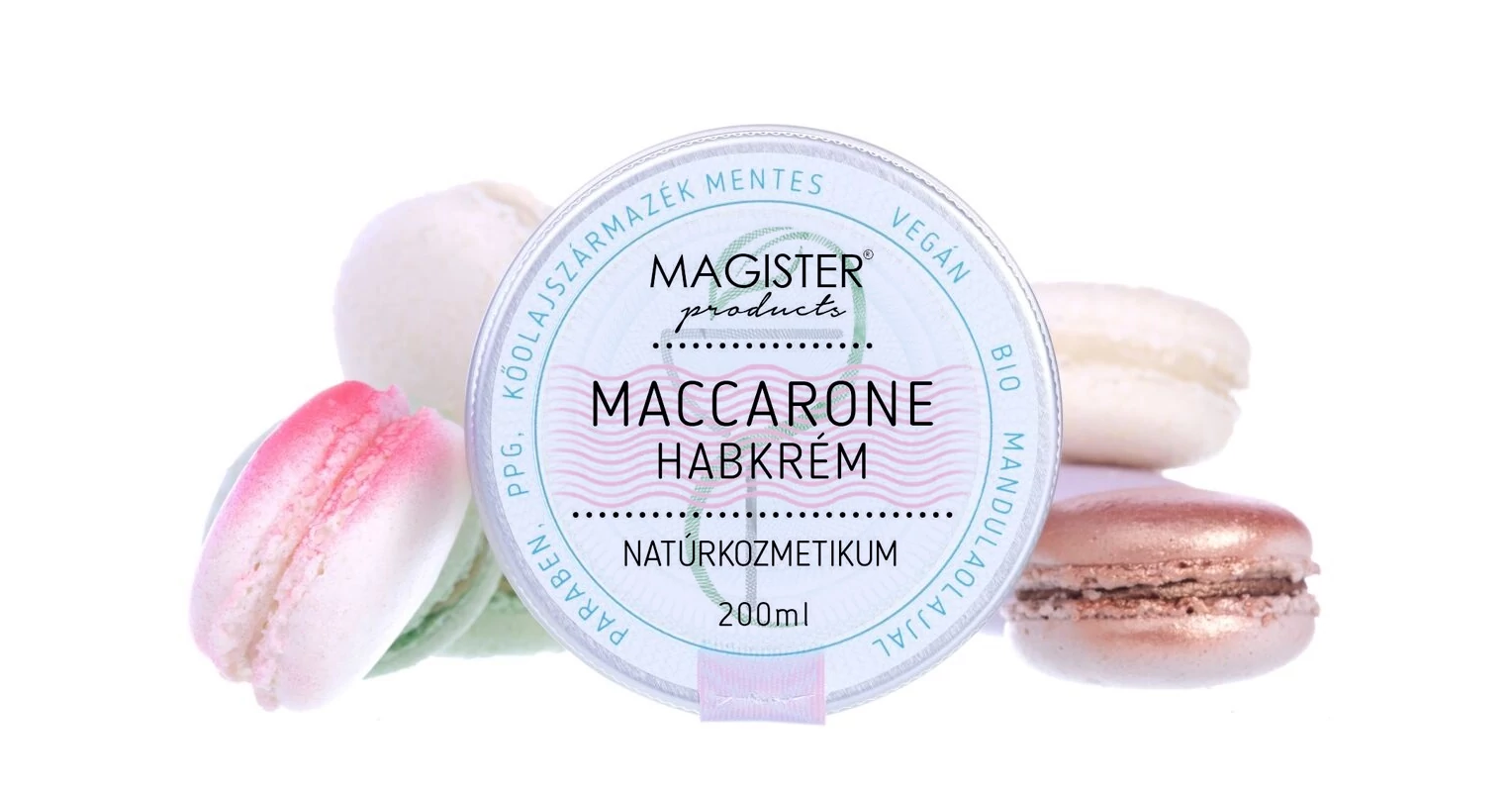 Maccarone habkrém - különlegesen édes, kényeztető testápoló